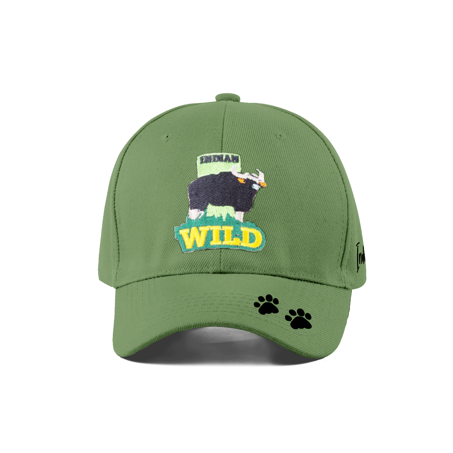 Indian Gaur Forest Green Cap – Jungle I
